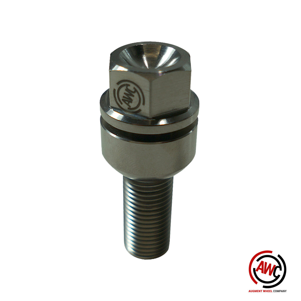 Titanium Porsche Lug Bolt - OE Length - Silver – Augment Wheel Company